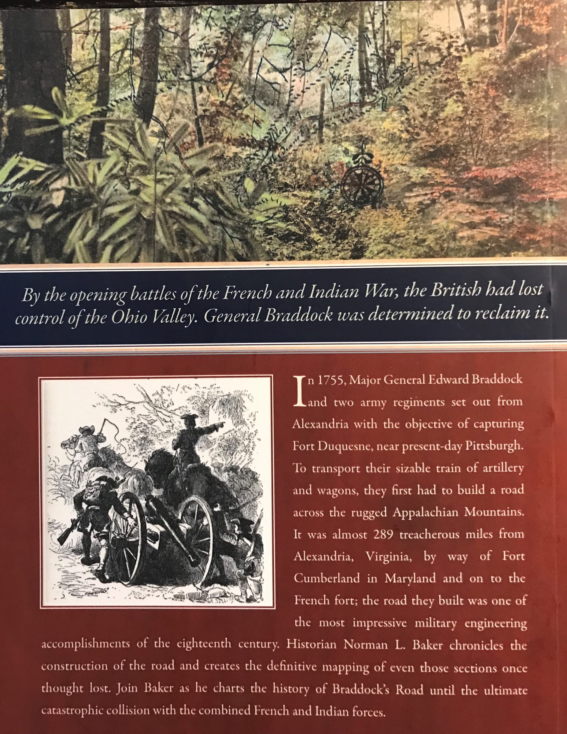 Braddock’s Road, by Norman Baker - French and Indian War Foundation